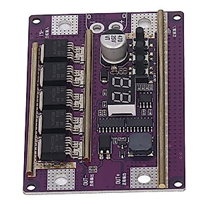 Spot Welder Board, 99 Gears Adjustable Precise High Power Output Digital Display 12V DIY Spot Welding Machine for Equipment