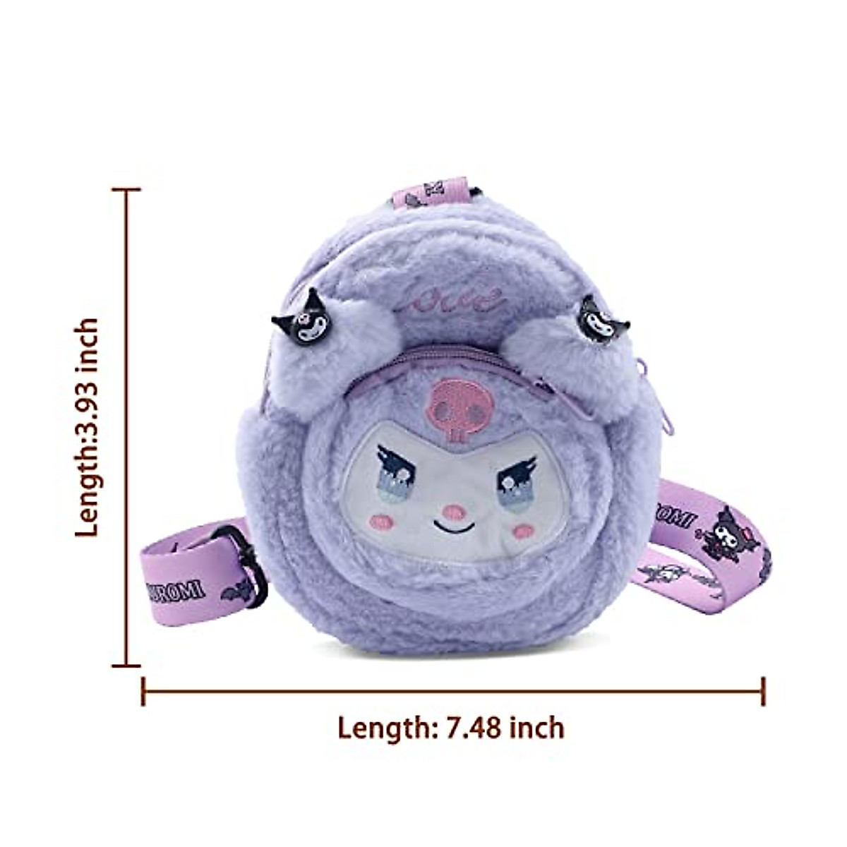 Anime Crossbody Purse, Crossbody Shoulder Bag, Cute Crossbody Bag for Women Girls