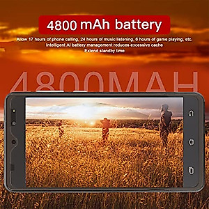 S21 Ultra Pro Unlocked Smartphone, 5.5in HD Screen Cellphone Supports 2.4G 5G WiFi, MT6580 Octa Core CPU Mobile Phone, 4800Mah Battery, Dual SIM Cards, 3.5mm Headphone Jack