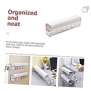 Abaodam Box wall hanging organizer storage drawers cabinet drawers wall mounted wardrobe organizer fabric drawers panty drawer organizer plastic white Cabinet Closet Organizers sock