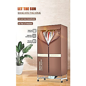 Xiaqing Clothes Dryer Portable Fast 1000W Dryer Machine,Portable Dryer for Apartments,New Generation Electric Clothes Drying