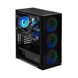 YEYIAN Yari II PC Gaming Tower Computers, Intel Core i7-12700F 4.6GHz(> i5 13400F), ASUS Nvidia RTX 4060, 512GB SSD 2TB HHD, 16GB DDR4 3200MHz, 650W Gold PSU, ARGB Fans, AC WiFi & Win 11 Home