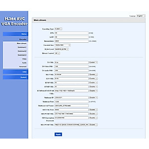 iseevy H.264 VGA Video Encoder VGA to IP Stream for IPTV, Live Stream, Broadcast Support SRT RTMP RTMPS RTSP UDP RTP HTTP FLV HLS TS Protocols and Live Platforms