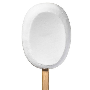 Lotion Applicator for Your Back, Legs, Feet - Sunscreen Applicator - Long Curved Easy Reach Wooden Handle Body Brush for Suntan, Sunless Self-Tanning, Skin Cream, Acne, Body Wash - Elderly Aid