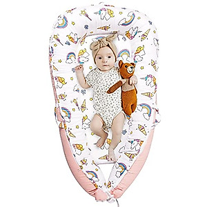 Baby Lounger Cover Baby Nest Cover for Baby Girls Boys Soft Breathable Sleep Bed Cover Fits 0-24 Months Newborn Infant Babies