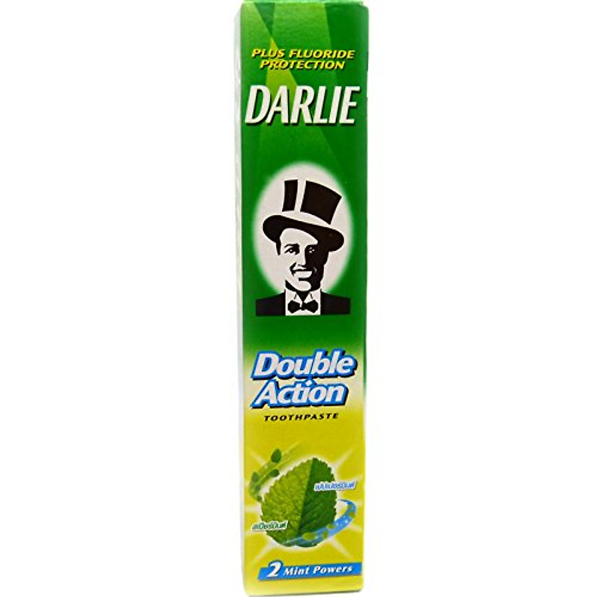 Darlie Double Action Spearmint and Peppermint Fluoride Toothpaste Travel Size 35 grams
