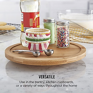 Copco Bamboo Wood Lazy Susan, 10-Inch