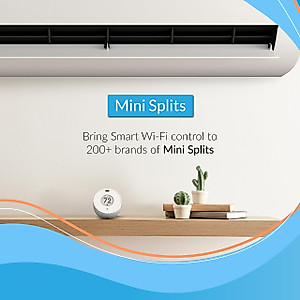 Flair Puck Wireless WiFi Smart Thermostat (White), for Flair Smart Vents or Mini Split Control. Compatible with Smart Thermostats and Voice Assistants.