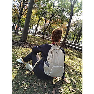 TRAVEL LITE FOLDABLE LIGHTWEIGHT DURABLE TRAVEL BACKPACK | PACKABLE BACKPACK | DAYPACK (Beige)