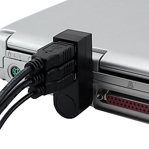 M.C.L MCL USB2-M103 USB 2.0 3 Port Rotative Hub Without Power Supply, Black