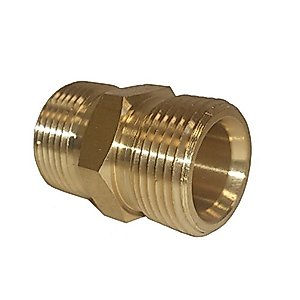 Ultimate Washer - M22 Adapter, Hose to Hose Coupler for Power Pressure Washer - Connects Two Hoses (14mm to 15mm)