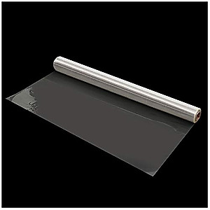 Borningfire Clear Wrap Cellophane 31.5 In x 100 Ft Folded in Half on 16" Roll, Clear Cellophane Wrapping Paper for Gift Baskets Arts Crafts Flowers Treats Christmas Holiday Party Decorations