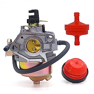 FitBest Carburetor with Primer Bulb Fuel Filter for Cub Cadet MTD Troy-Bilt Snowblower 751-11303, 951-14023A, 951-11303, 951-11303A Carb
