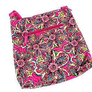 Vera Bradley Lighten Up Hipster Womans Crossbody Bag Handbag Sunburst Floral