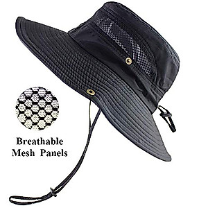 Men Women Sunscreen Cooling Hat Ice Cap Heatstroke Protection Cooling Cap Wide Brim Sun Hat with UV Protection Coffee