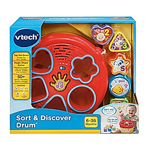 VTech Sort and Discover Drum, Yellow