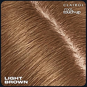 Clairol Root Touch-Up Semi-Permanent Hair Color Blending Gel, 6 Light Brown, Pack of 1