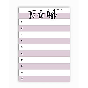 Small to-Do List Notepad, Large Sticky Notes, Lilac, 50 Pages, 4x6" by DAILY RITMO