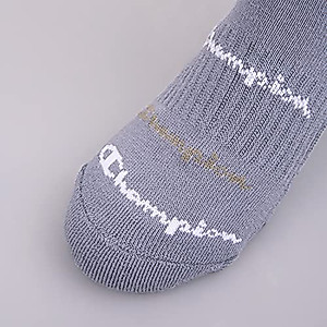Champion unisex child Kids' Multipacks Socks, Crew Multi Script - Asst, 9 11 US