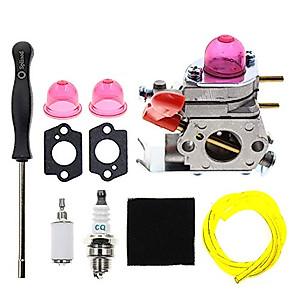 Carbhub 530071811 Carburetor for Poulan Pro 530071811 LE Featherlite PP025 PP125 P4500 PP258TP PP25E Trimmer Craftsman C1U-W19 530071811