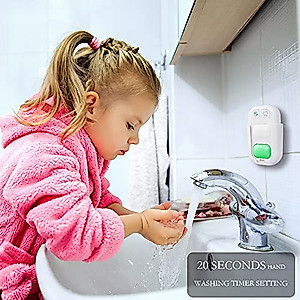 SOARING Timer for Kids,Wireless Battery Powered 2 Minutes Teeth Brush Timer,20 Seconds Bathroom Hand Washing Timer, Color Indicator Light Stick on Bathroom Timer for Children Training Coach