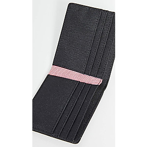 Herschel unisex adult Roy Rfid Bi Fold Wallet, black, One Size US