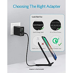Pixel Wireless Charger Stand, Qi-Certified 10w Fast Wireless Phone Accessories Charging Station for Google Pixel 7 | 7 Pro | 6 | 6 Pro | 5 | 4 XL | 4 | 3XL | 3 | Buds Pro (Black)