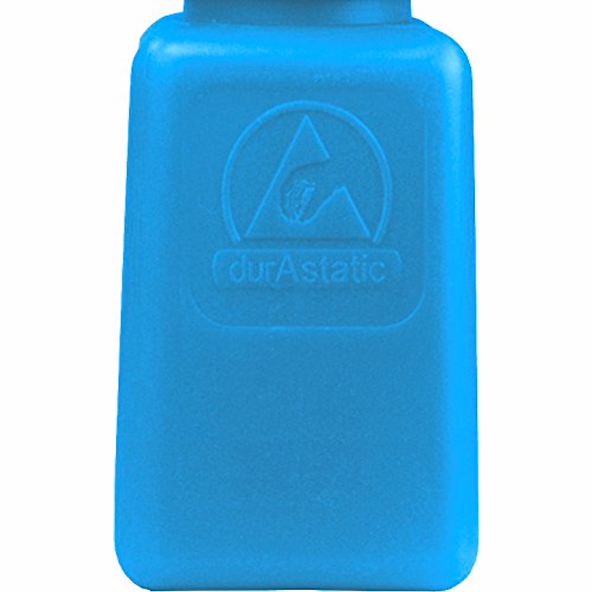 Menda 35730 One Touch Liquid Dispenser Pump Bottle, Acetone Printed, HCS Label, ESD Safe, 6 oz. Dissipative, HDPE/Stainless Steel, Blue