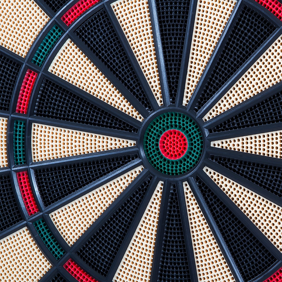 Arachnid Reactor Electronic Dartboard and Cabinet with LCD display, Cricket Scoring Displays, 8-Player Scoring,Black