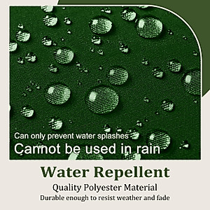 LOVTEX Tufted Bench Cushions for Outdoor Furniture Waterproof, 44 x 19 InchesPatio Swing Cushions Green - Overstuffed Indoor/Outdoor Loveseat Cushions with Round Corner