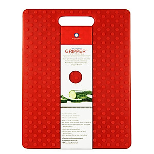 Architec Original Non-Slip Gripper Cutting Board, 11" x 14", Red