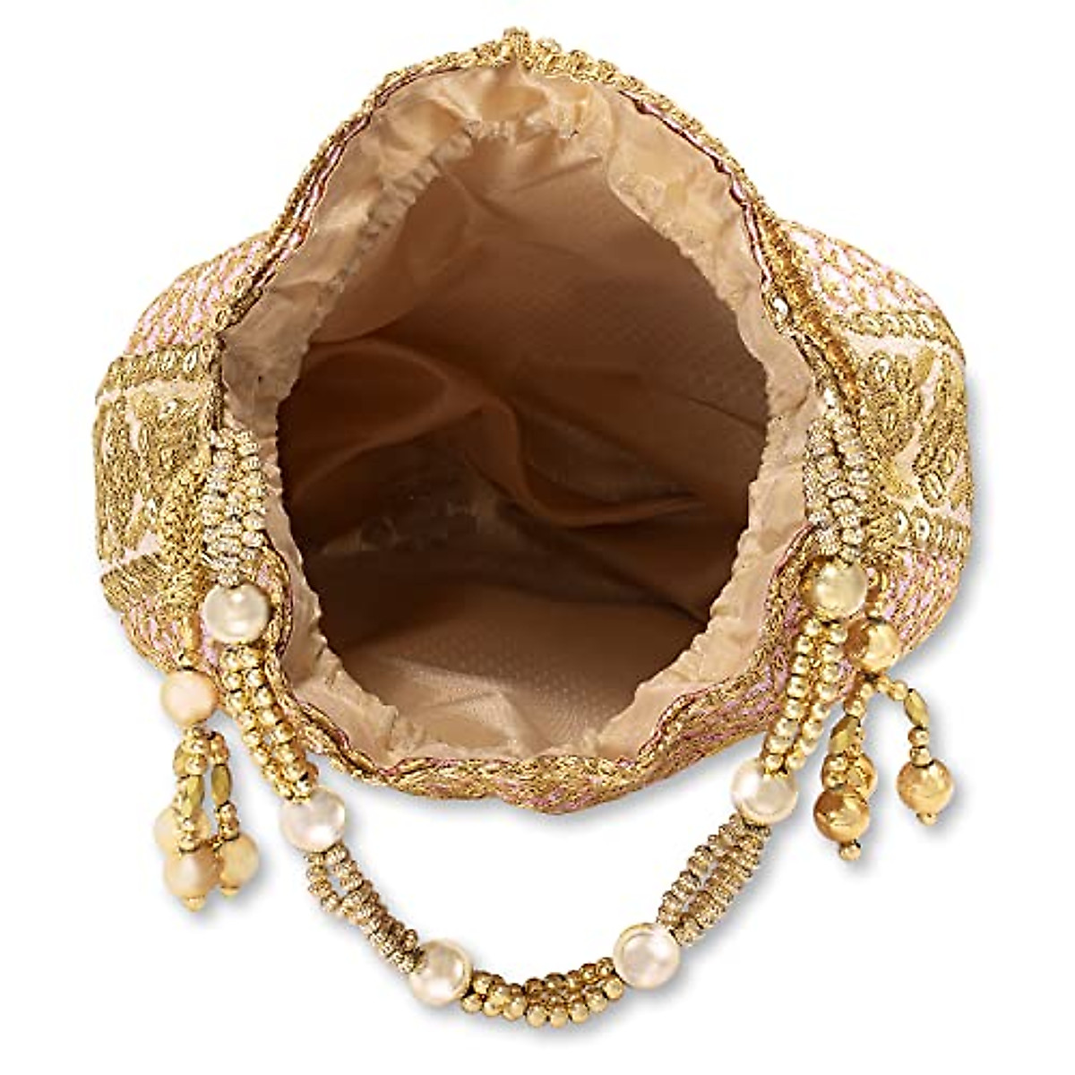 Aheli Indian Potli Bags for Women Evening Bag Clutch Ethnic Bride Purse with Drawstring (P30PCH)