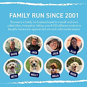 30cm Tall Free Standing Galileo Thermometer with Seven Blue Floating Globes | Measures temperatures from 16 Degrees Centigrade to 28 Degrees | Also in Fahrenheit | Weather Station | Water Thermometer