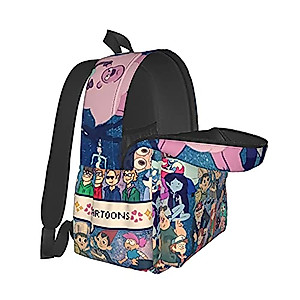 Anime Eddsworld Backpack Unique Travel Laptop Backpack Business Daypack Microfiber Large Backpack For Teen Boys And Girls