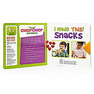 ChopChop I Made This! Snacks Board Book - First Cookbook for Toddlers; Healthy, Easy Snacks for Young Children Learning About Cooking and Healthy Habits (Chopchop Family)