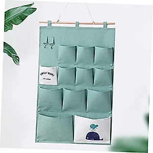 Levemolo Hanging Bag Storage Bags Wall Hanging Bag Wall Baskets Hanging Bag Wall Storage Supplies Fabric Door Green Baby High Capacity Storage Bag Wall Wall Storage Bag