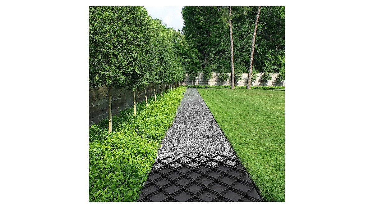 WAHHWF Geocell Ground Grid for Driveways & Gardens - Durable HDPE Paver