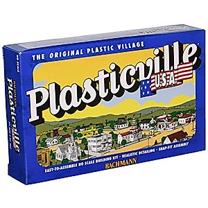 Bachmann Trains - PLASTICVILLE U.S.A. BUILDINGS – CLASSIC KITS - POST OFFICE - HO Scale