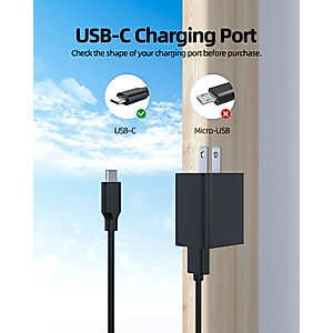 18W Type C Fast Charger Fit for Samsung Galaxy Tab A9+/A9 Plus 11-inch 2023, Tab A7 10.4-Inch 2020, Tab A7 Lite 8.7-Inch 2021 USB C Tablet