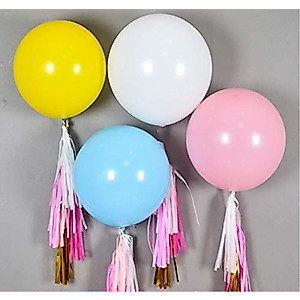 30pcs 18 Inch Big Balloons Assorted Large Latex Balloons Giant Heavy Duty Balloons for Birthday Wedding Baby Shower Decorations