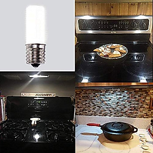 E17 LED Microwave Oven Appliance Whirlpool Bulb,8206232A 40W Equivalent Light Bulbs 2-Pack (Daylight White 6000K)