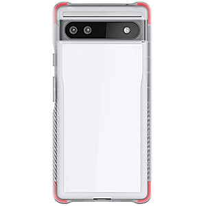 Ghostek COVERT Pixel 6a Clear Case with Shockproof Drop Protection and Anti-Yellowing Premium Slim Lightweight Design Rugged Protective Phone Cover Designed for 2022 Google Pixel 6a (6.1 Inch) (Clear)