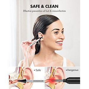 Ear Specula Set for Anykit Digital Otoscope, Bag of 100 Pices, Replacement Otoscope Tips, Ear Speculum