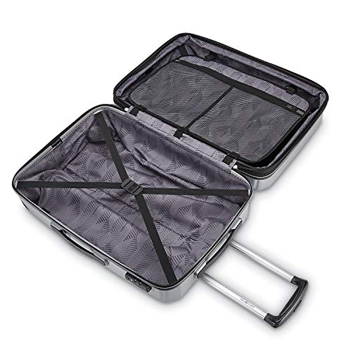 Samsonite Winfield 3 DLX Hardside Luggage with Spinners, Carry-On 20-Inch, Silver