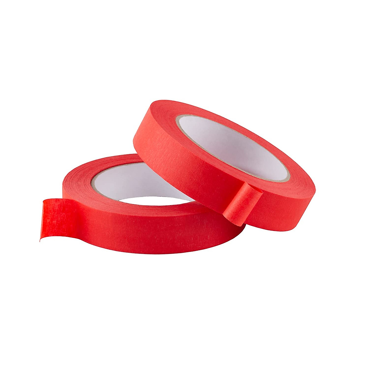 Lichamp 3 Pack Red Painters Tape 1 inch, Red Masking Tape 1 inch x 55 Yards x 3 Rolls (165 Total Yards)
