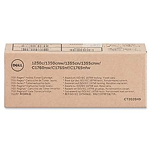 Dell J95NM Yellow Toner Cartridge 1250c/1350cnw/1355cn/1355cnw/C1760nw/C1765nf/C1765nfw Color Printers