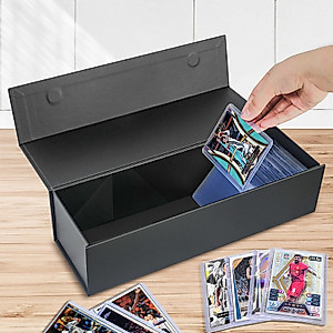 Trading Card Storage Box, Top loader Storage Box, Trading Card Holder Top Load Hobby Box for 800 Count Cards - 2 PACKS
