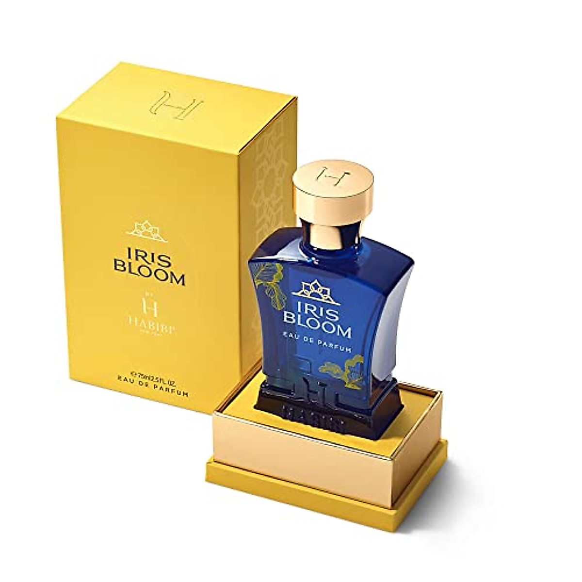 H HABIBI Iris Bloom Find Your Signature Scent with this Luxury EDP - Eau de Parfum Women's Fragrance - Unique & long-lasting Perfumes for Women, Made of Rare Exotic Notes - 2.5 fl oz