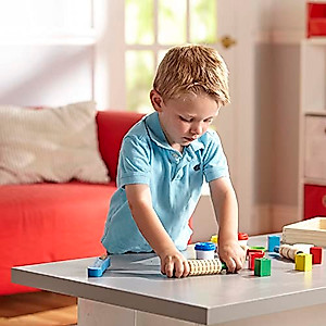 Melissa & Doug Shape, Model, and Mold Clay Activity Set - 4 Tubs of Modeling Dough and Tools - Arts And Crafts For Kids Ages 3+