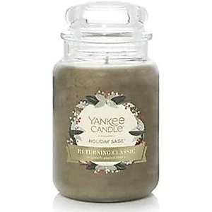 Yankee Candle Returning Classic Holiday SAGE Large Jar Candle